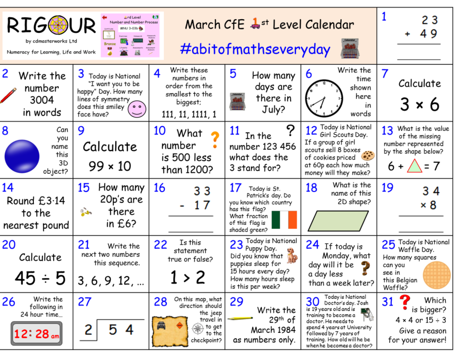 Rigour Maths - Success for all in Numeracy and Mathematics